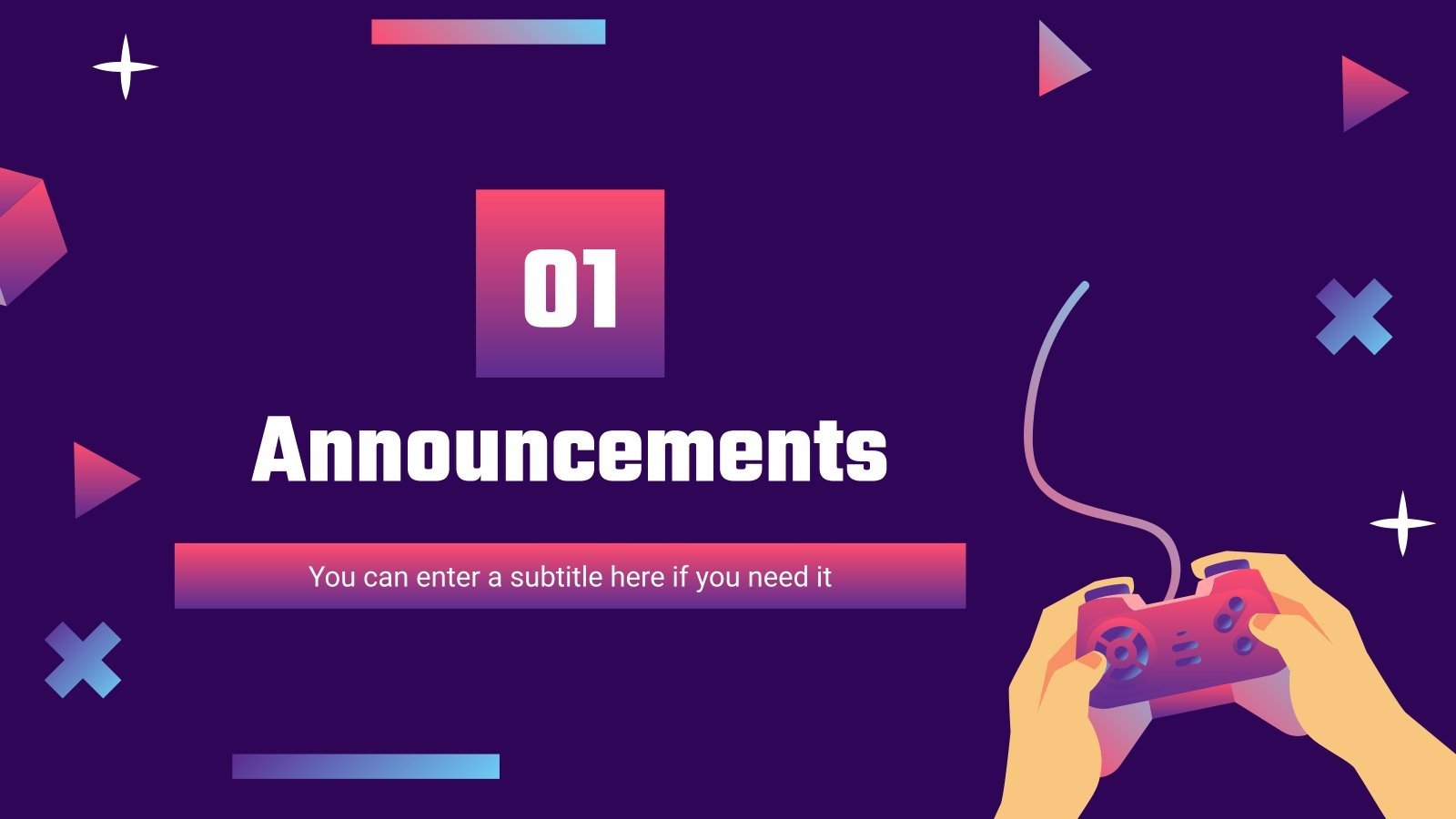 Video Games Competition Newsletter Presentation