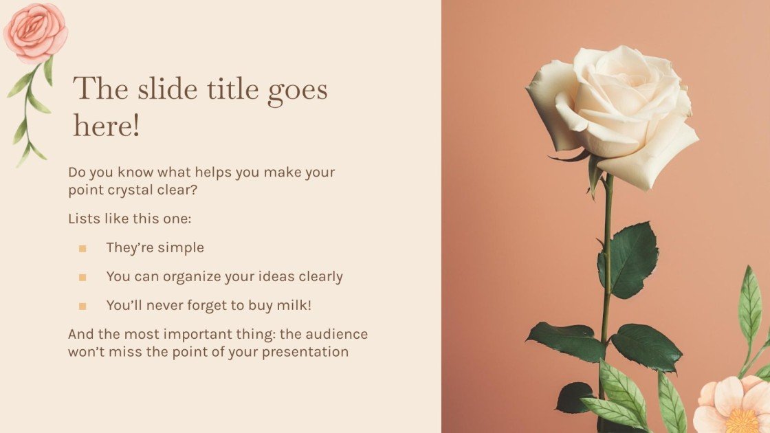 Stop and Smell the Roses Presentation