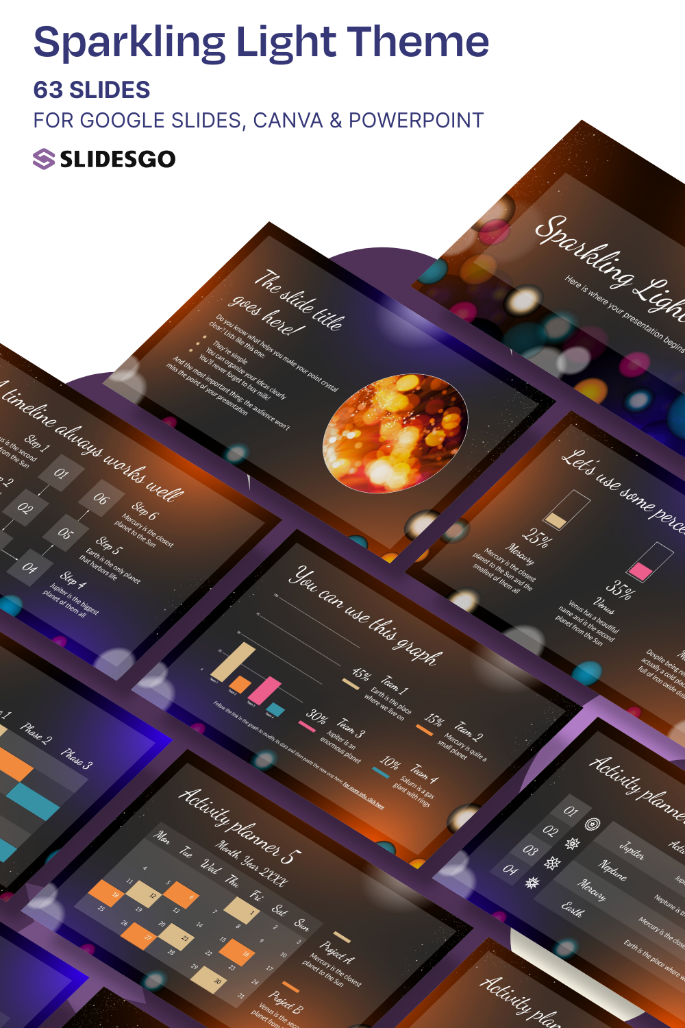Sparkling Light Theme Presentation