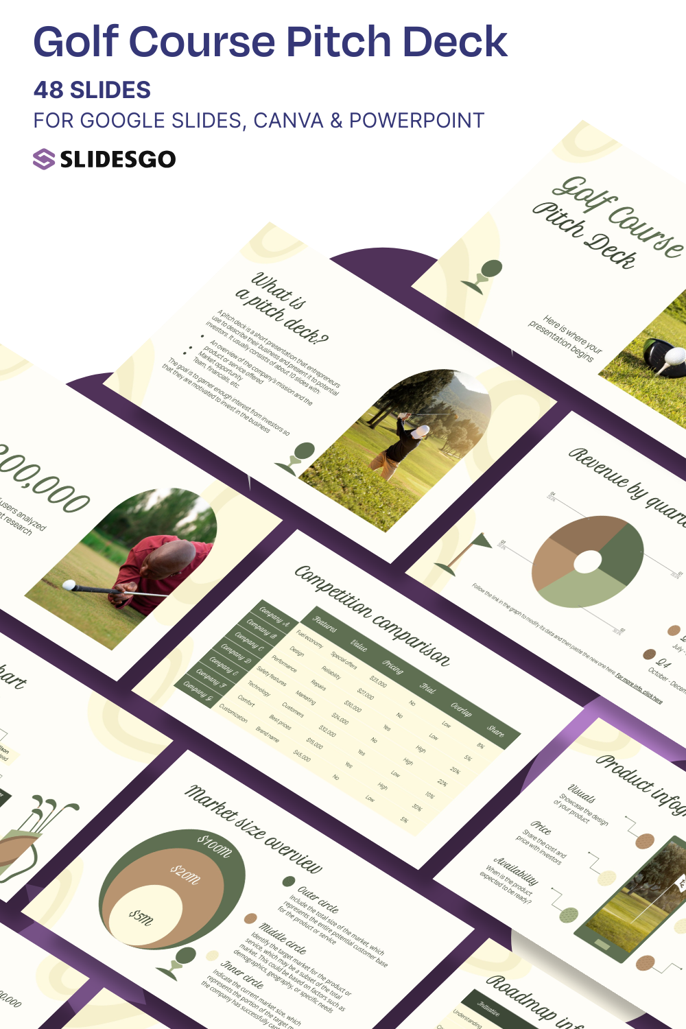 Golf Course Pitch Deck Presentation