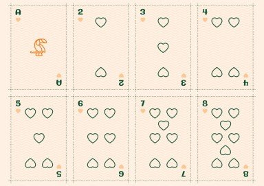 Brazil Themed Printable Deck of Playing Cards Presentation