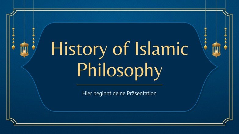 History of Islamic Philosophy Presentation