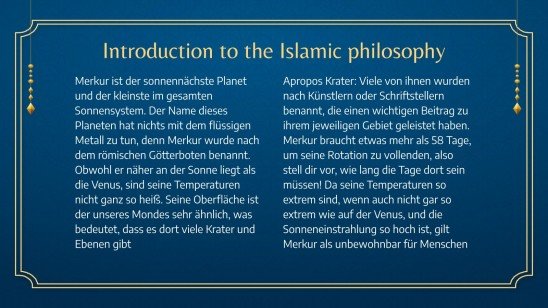 History of Islamic Philosophy Presentation