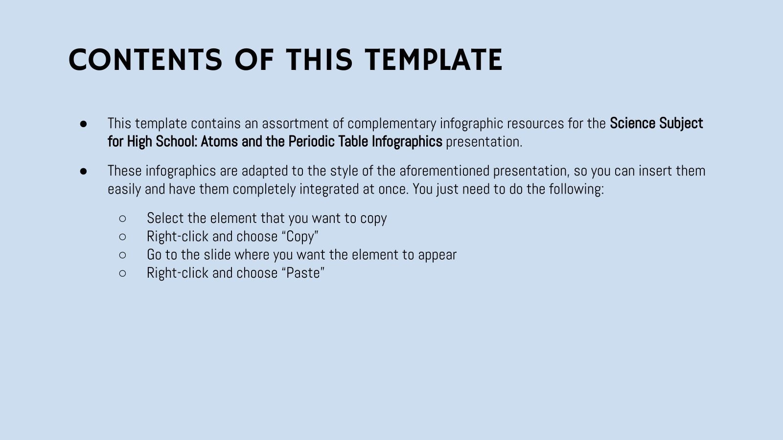 Science: Atoms and the Periodic Table Infographics