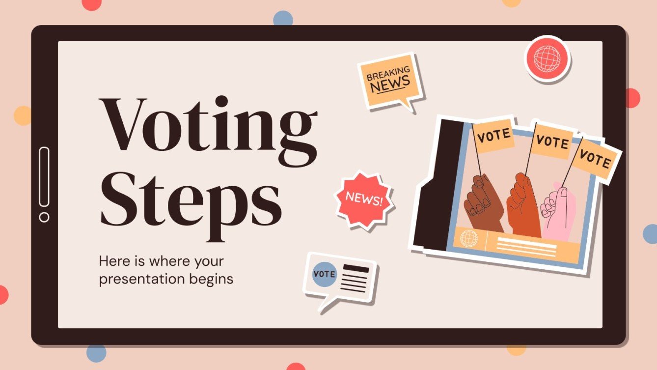Free templates about elections for Google Slides & PowerPoint