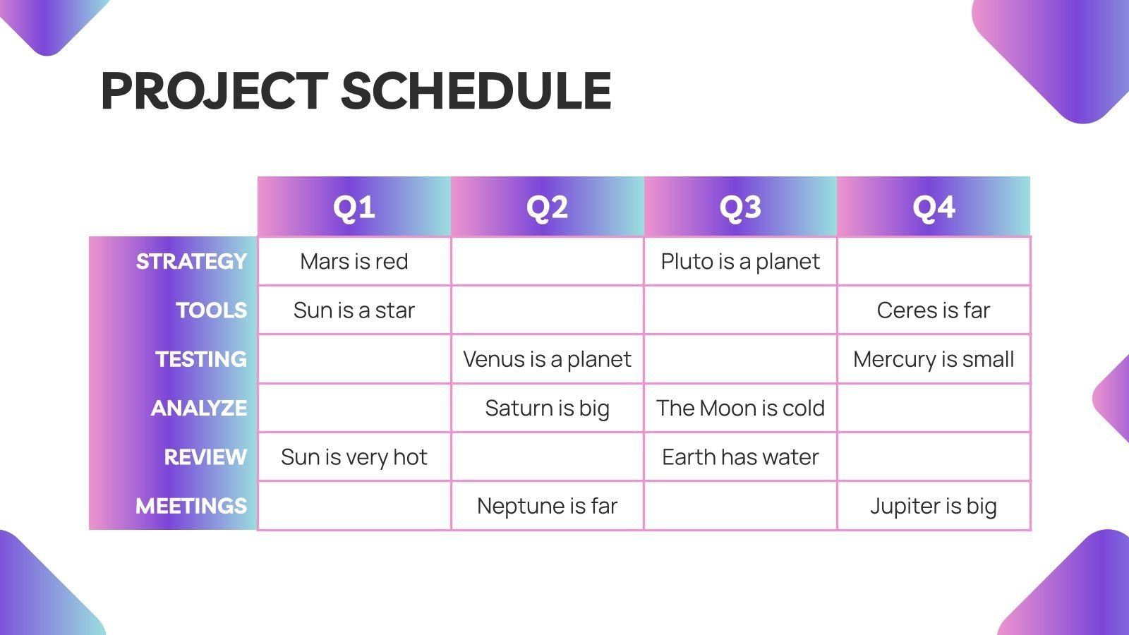 Elegant Geometric Gradients Business Meeting Presentation