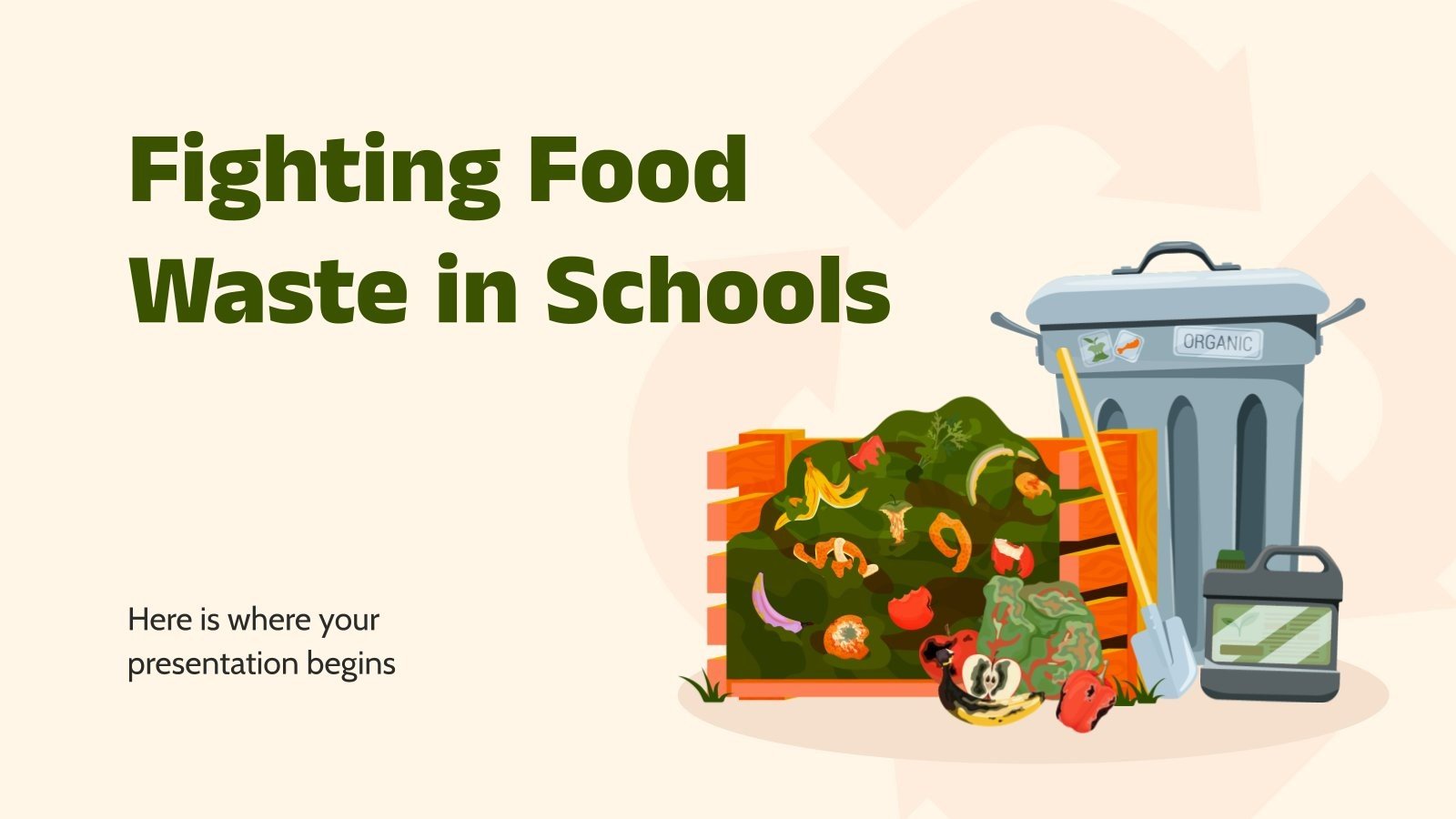 Free Google Slides & PowerPoint designs about recycling