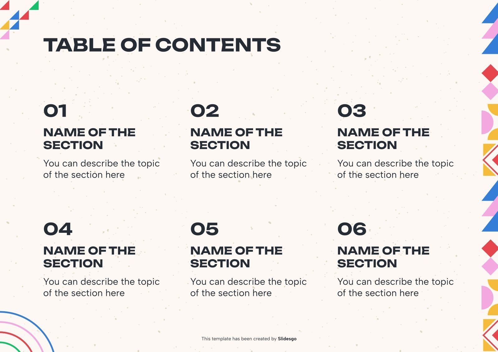 Colorful Raffle Slides Presentation