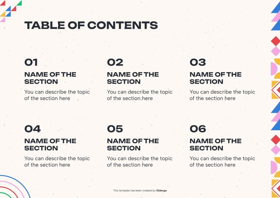 Colorful Raffle Slides Presentation