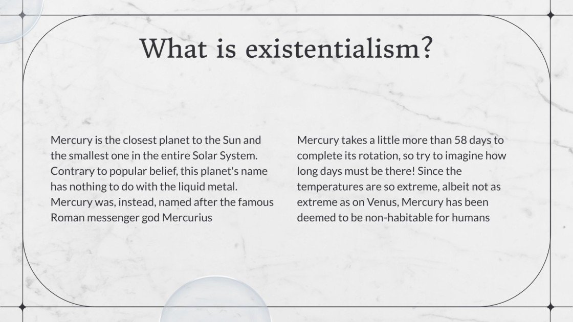 Existentialism Lesson for College Presentation
