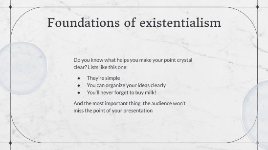 Existentialism Lesson for College Presentation