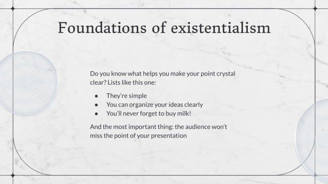 Existentialism Lesson for College Presentation