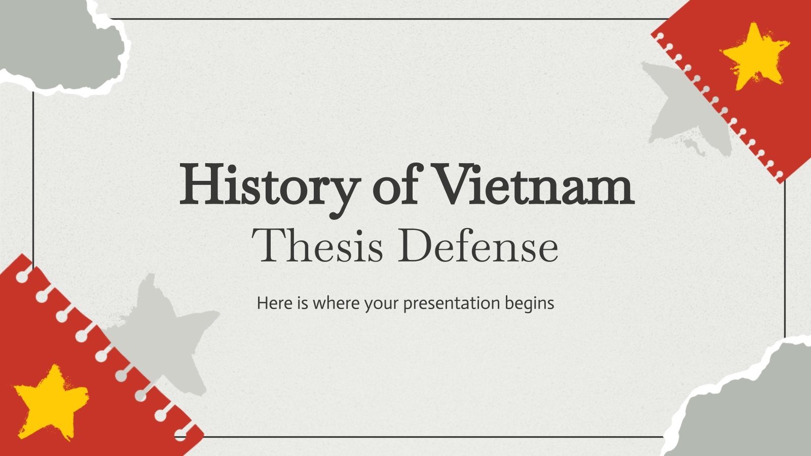 History of Vietnam Thesis Defense Presentation
