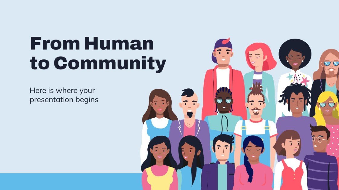 Free templates about the community for Google Slides and PPT