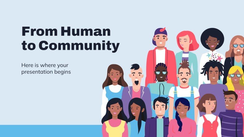 Free templates about the community for Google Slides and PPT