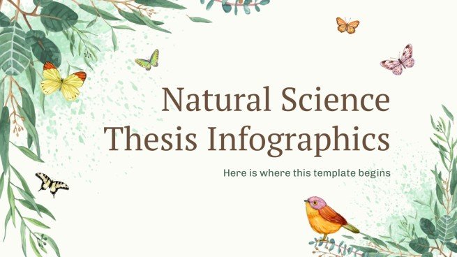 Natural Science Thesis Infographics Presentation