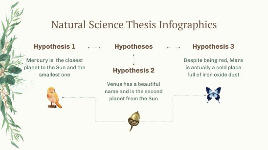 Natural Science Thesis Infographics Presentation