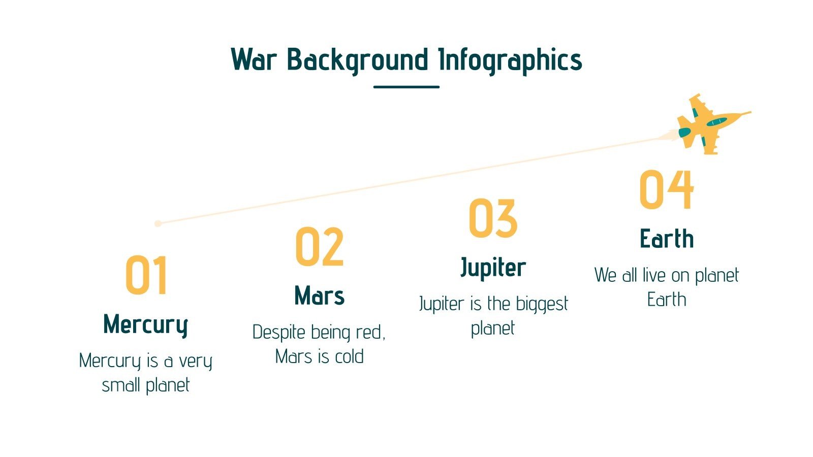 War Background Infographics Template