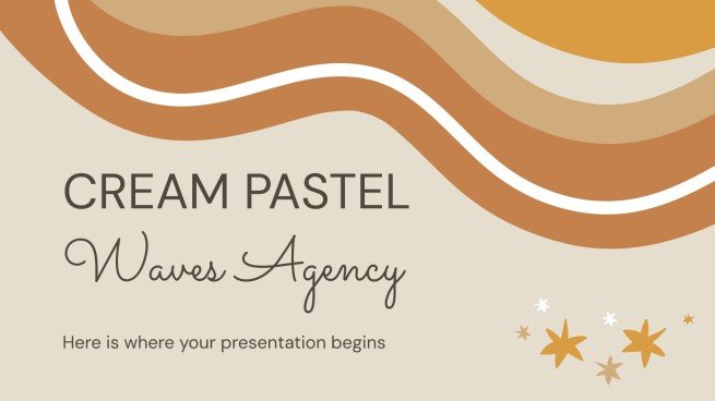 Free Cream Google Slides themes and PowerPoint templates