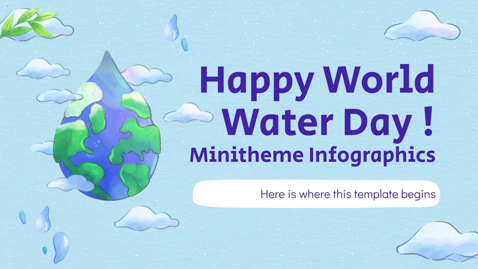 Bonne Journée Mondiale de l'Eau ! Infographies minithèmes