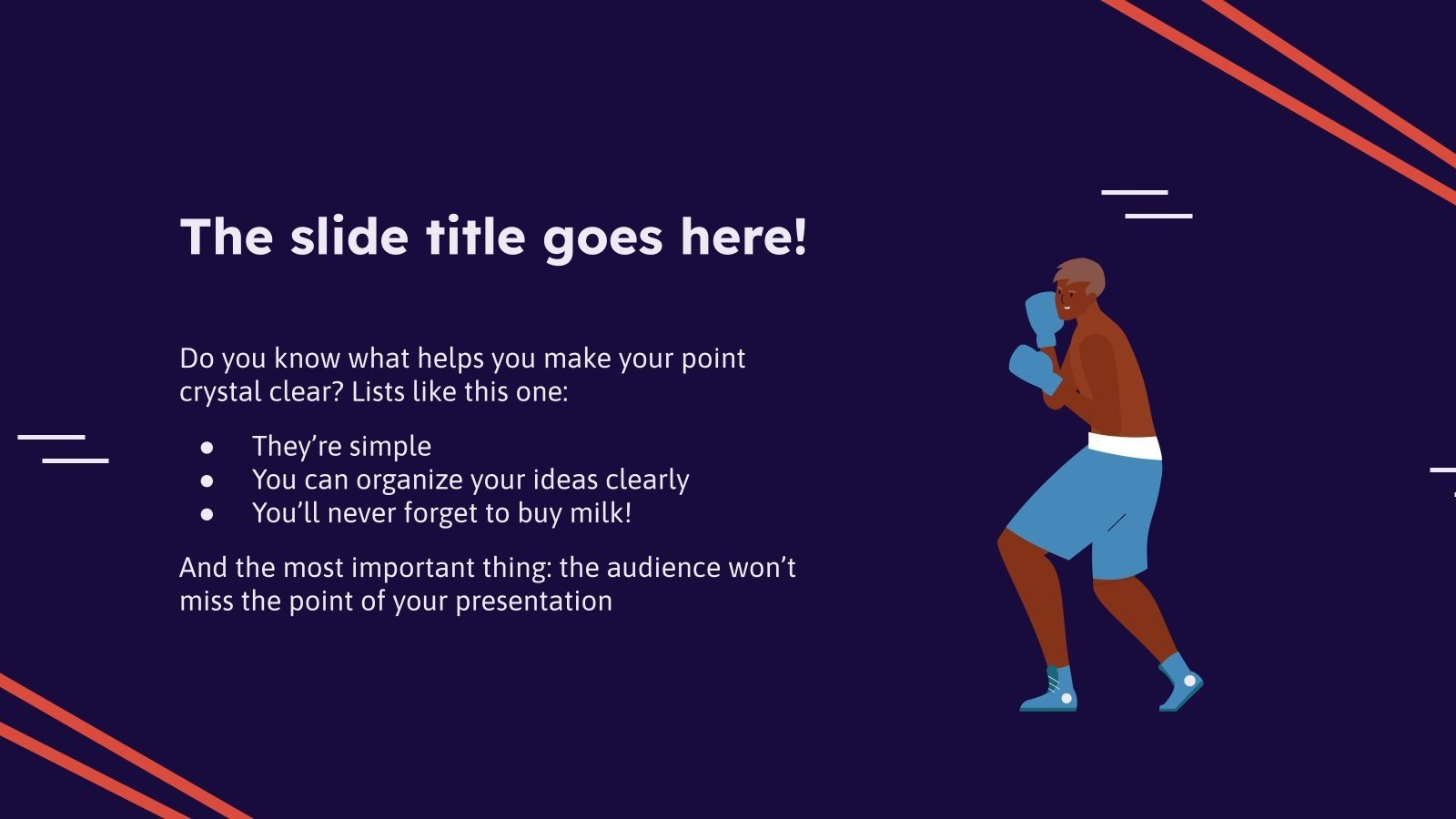 Boxing Match Presentation