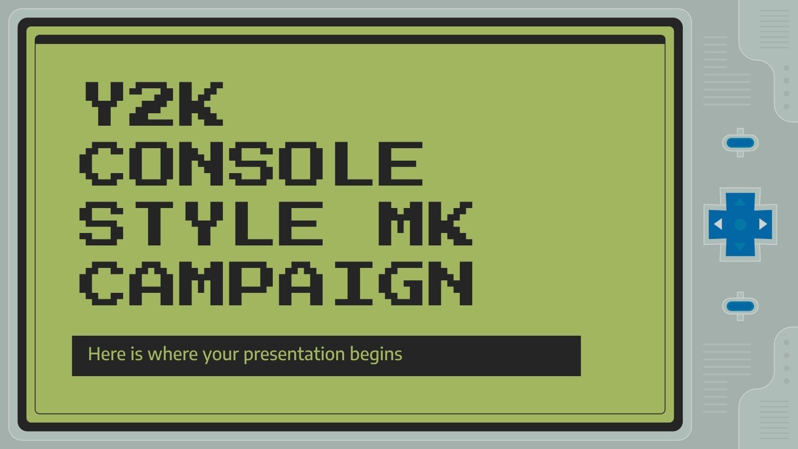 Y2K Console Style MK Campaign Presentation
