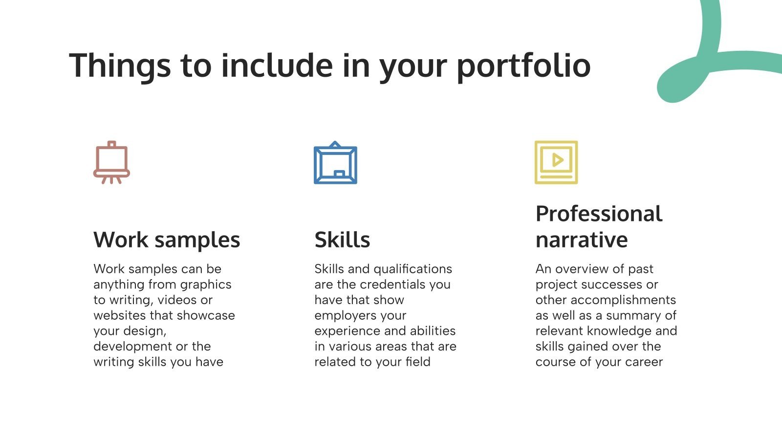 Student Portfolio Presentation