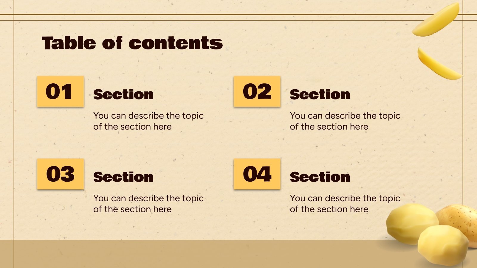 Potatoes Presentation