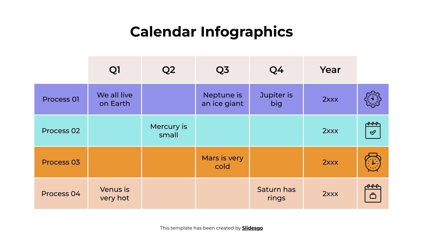 Calendar Infographics Presentation