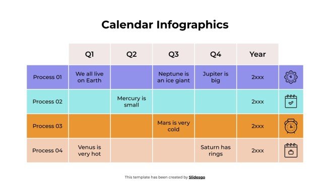 Calendar Infographics Presentation