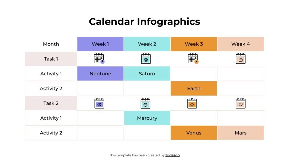 Calendar Infographics Presentation