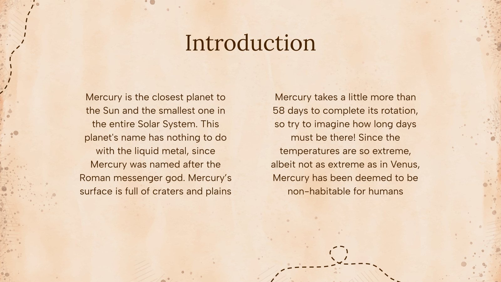 History School Presentation