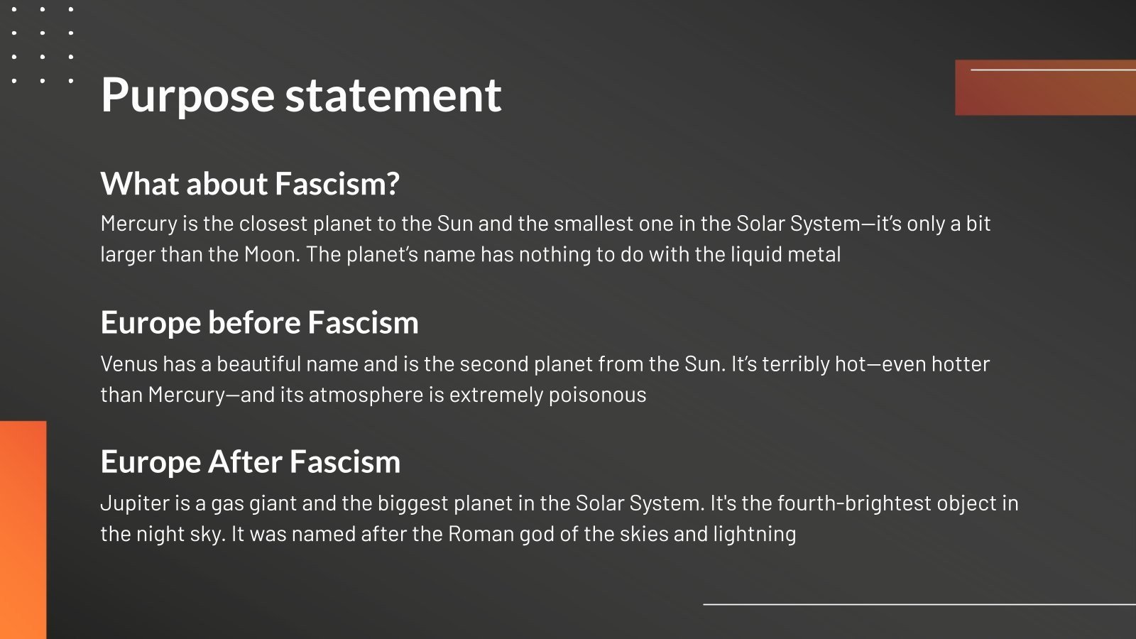 Fascism in Europe during the 20th Century