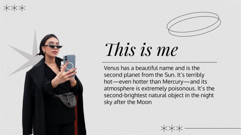 Fashion Influencer Elegant Portfolio Presentation