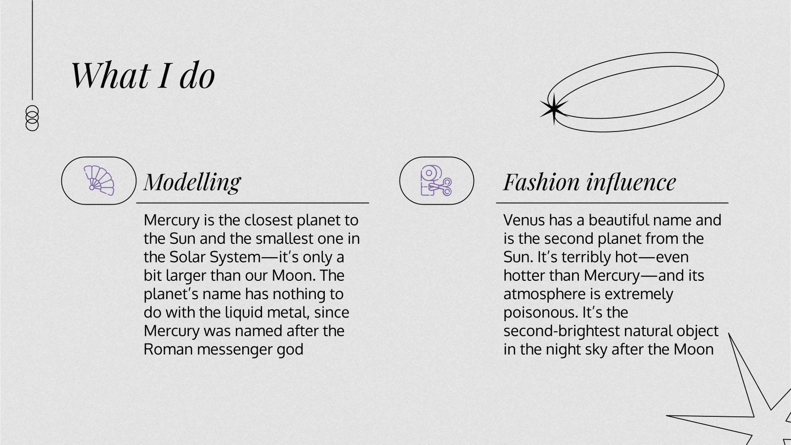 Fashion Influencer Elegant Portfolio Presentation