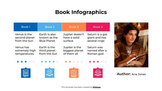 Book Infographics Template