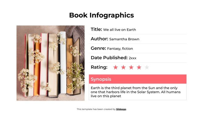 Book Infographics Template