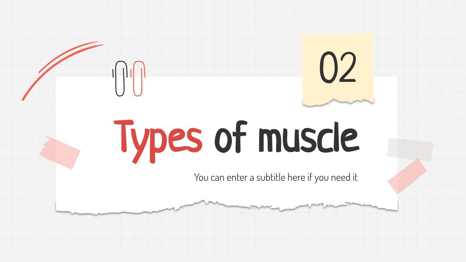 Biology Subject for Elementary: Muscular System Presentation