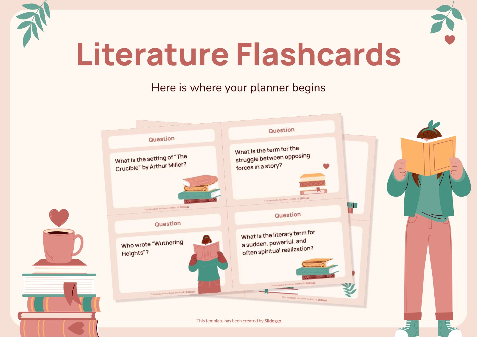 Présentation Flashcards de littérature