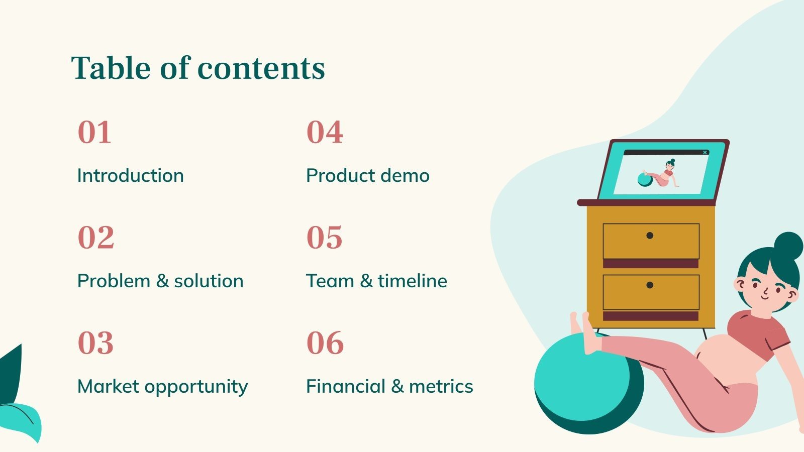 Virtual Birthing and Lactation Course Pitch Deck