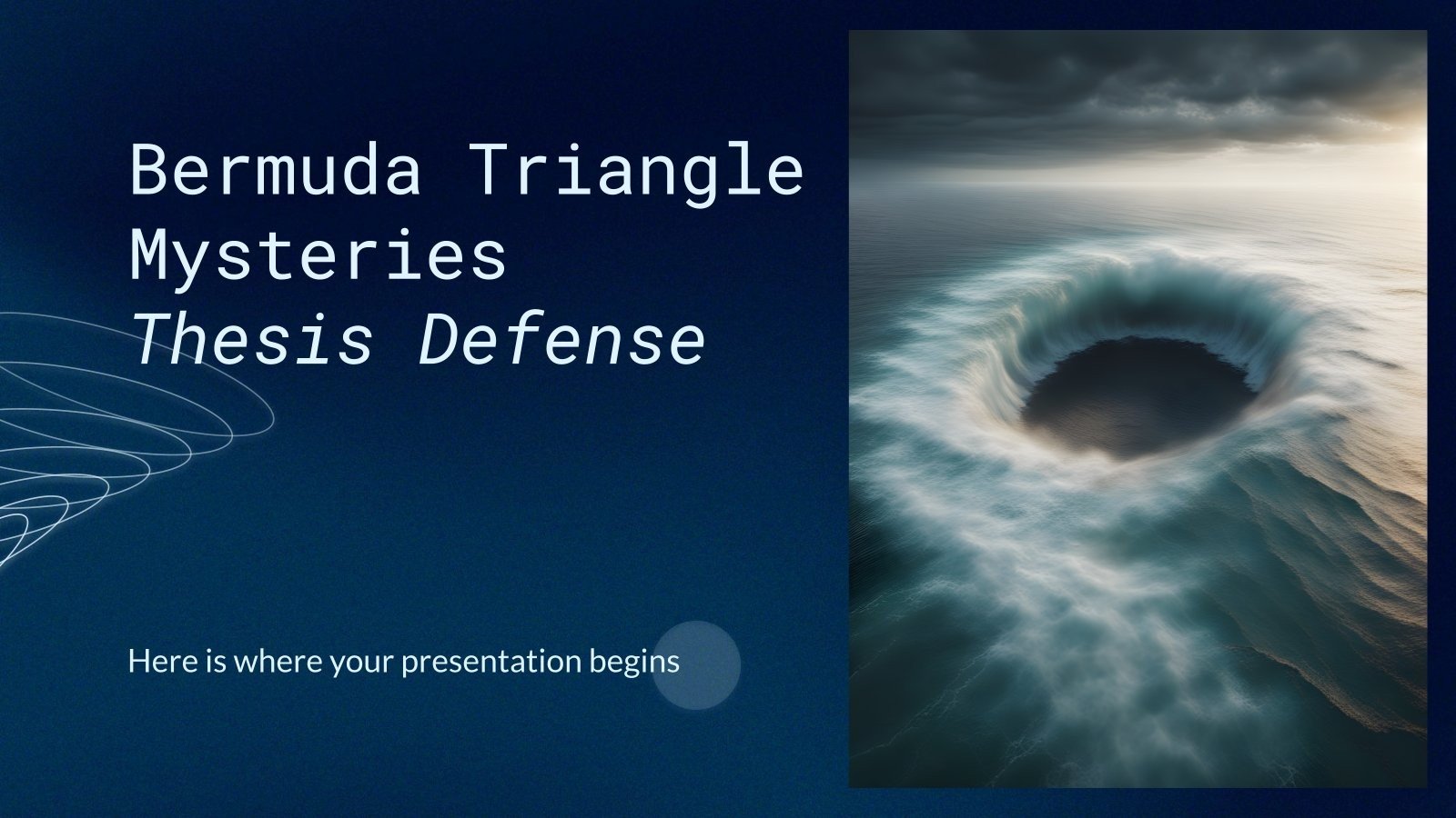 Bermuda Triangle Mysteries Thesis Defense Presentation
