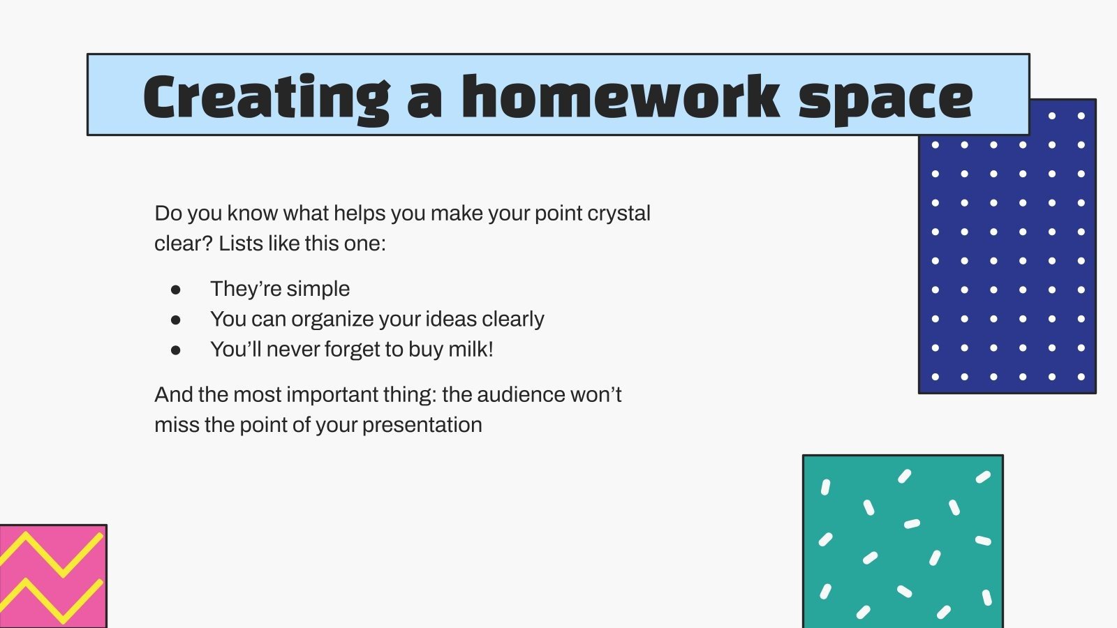 Homework Habits for Students Presentation