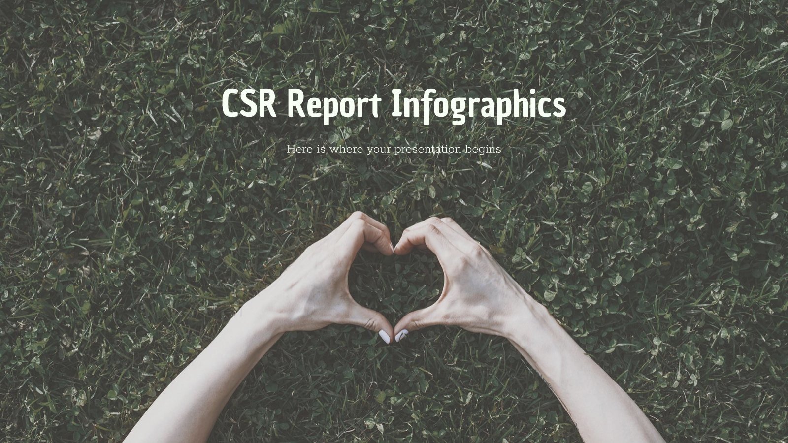 CSR Report Infographics Presentation