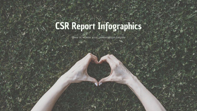 CSR Report Infographics Presentation