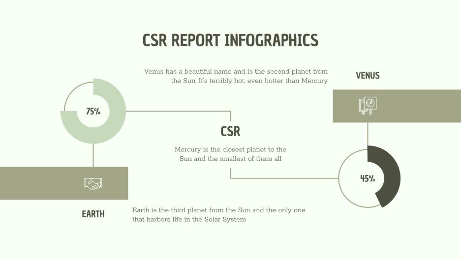 CSR Report Infographics Presentation