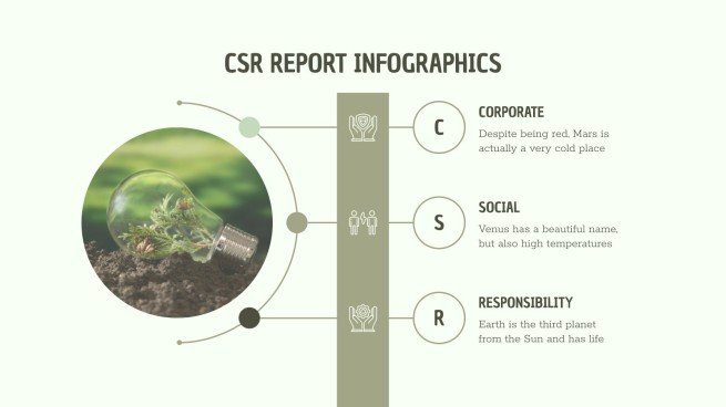CSR Report Infographics Presentation