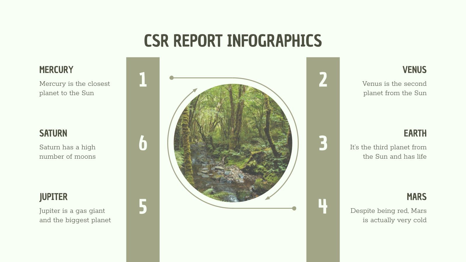 CSR Report Infographics Presentation