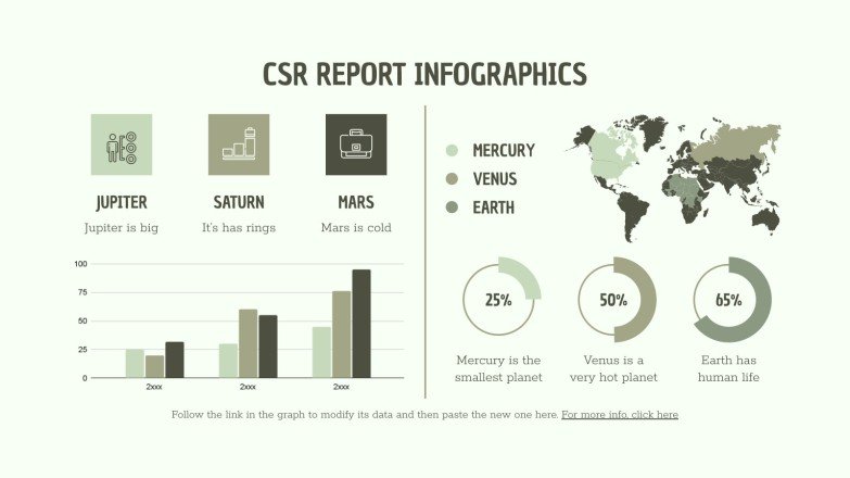 CSR Report Infographics Presentation