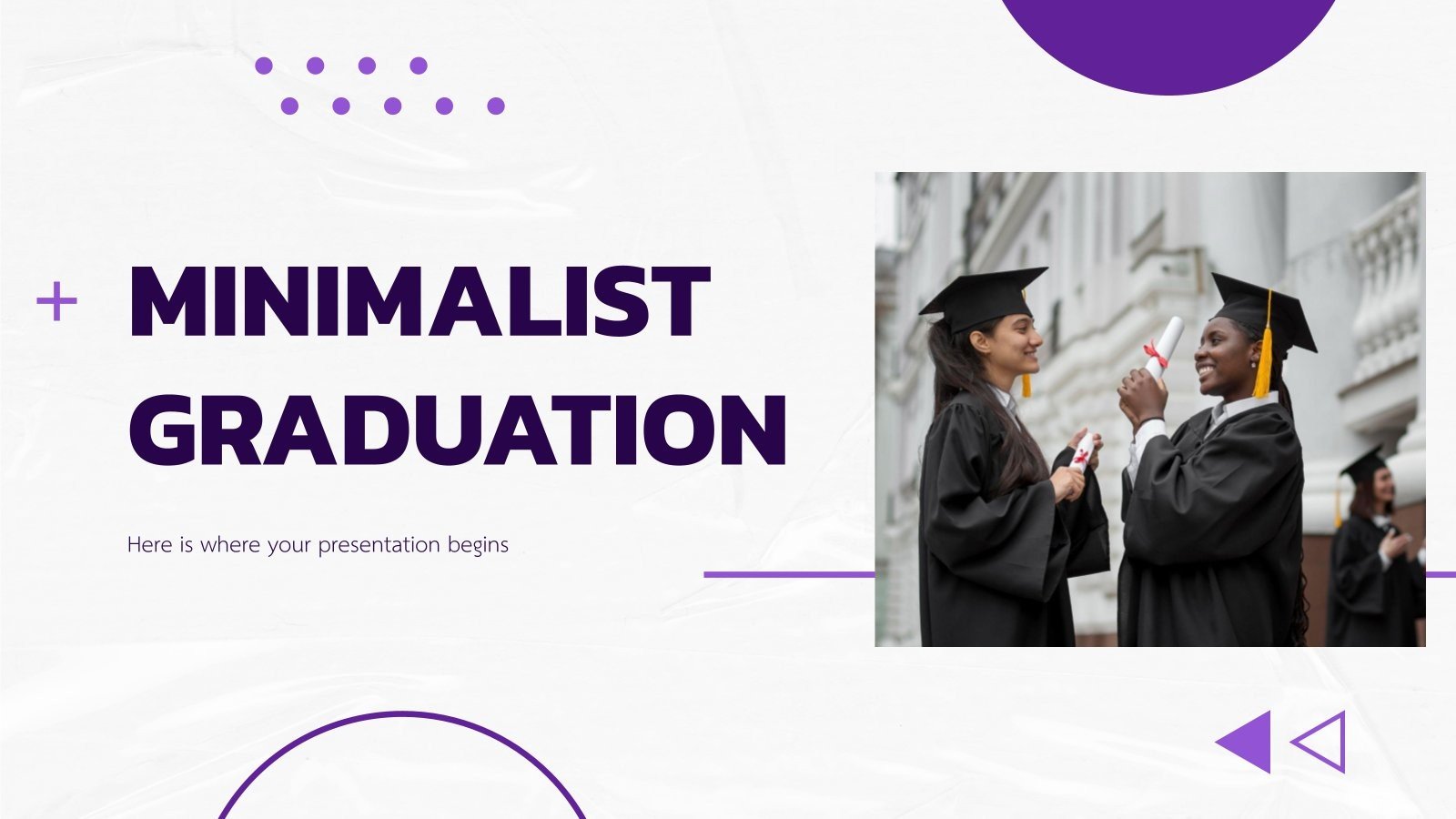 Minimalist Graduation Presentation