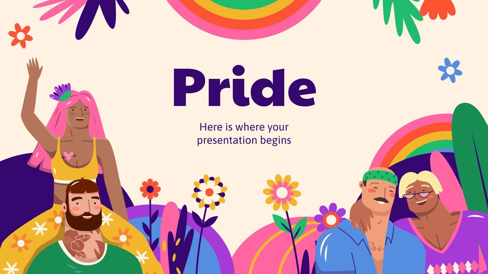 Plantillas gratis LGTB para Google Slides y PowerPoint